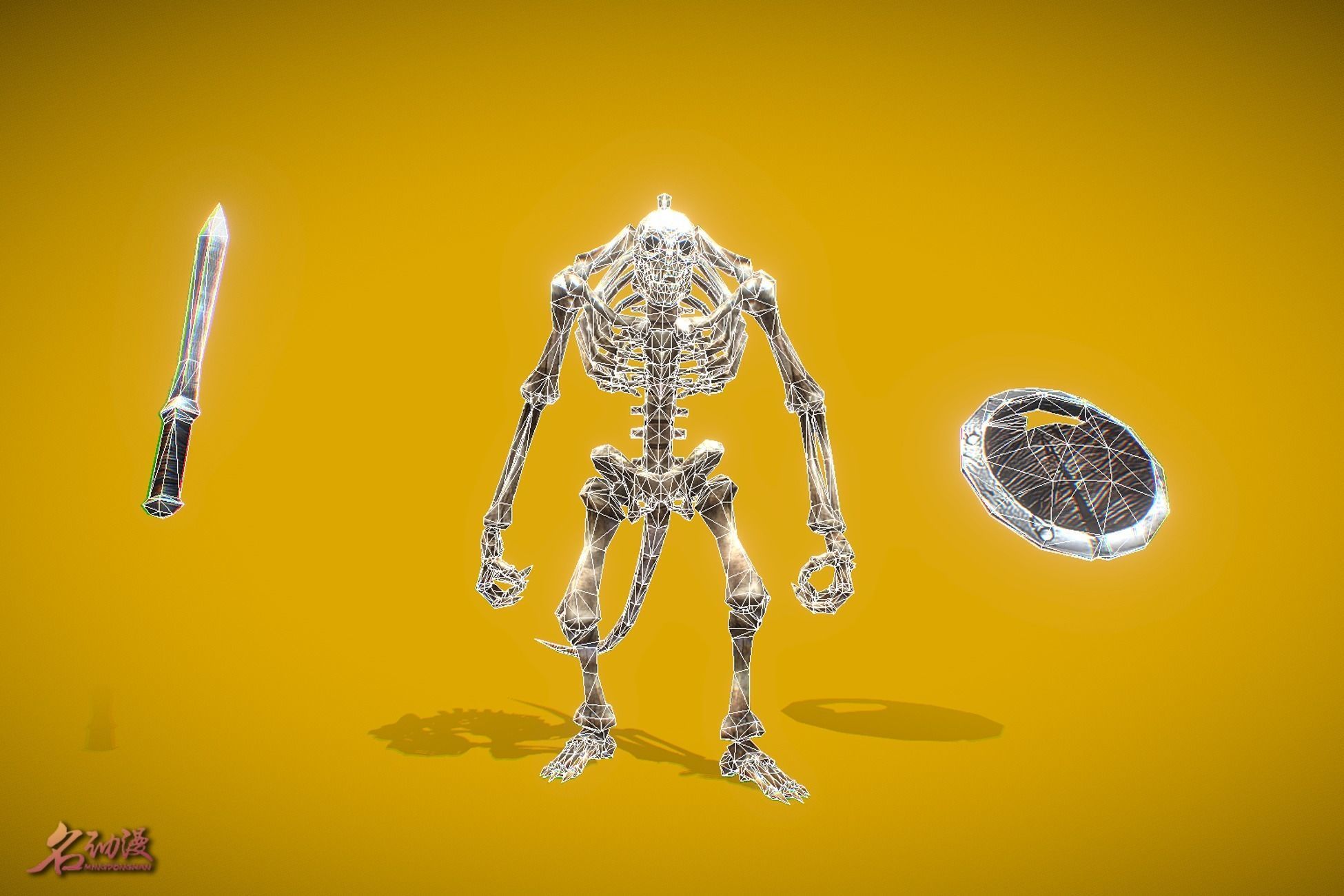 3D model RPG Big Skeleton 1 VR / AR / low-poly | CGTrader