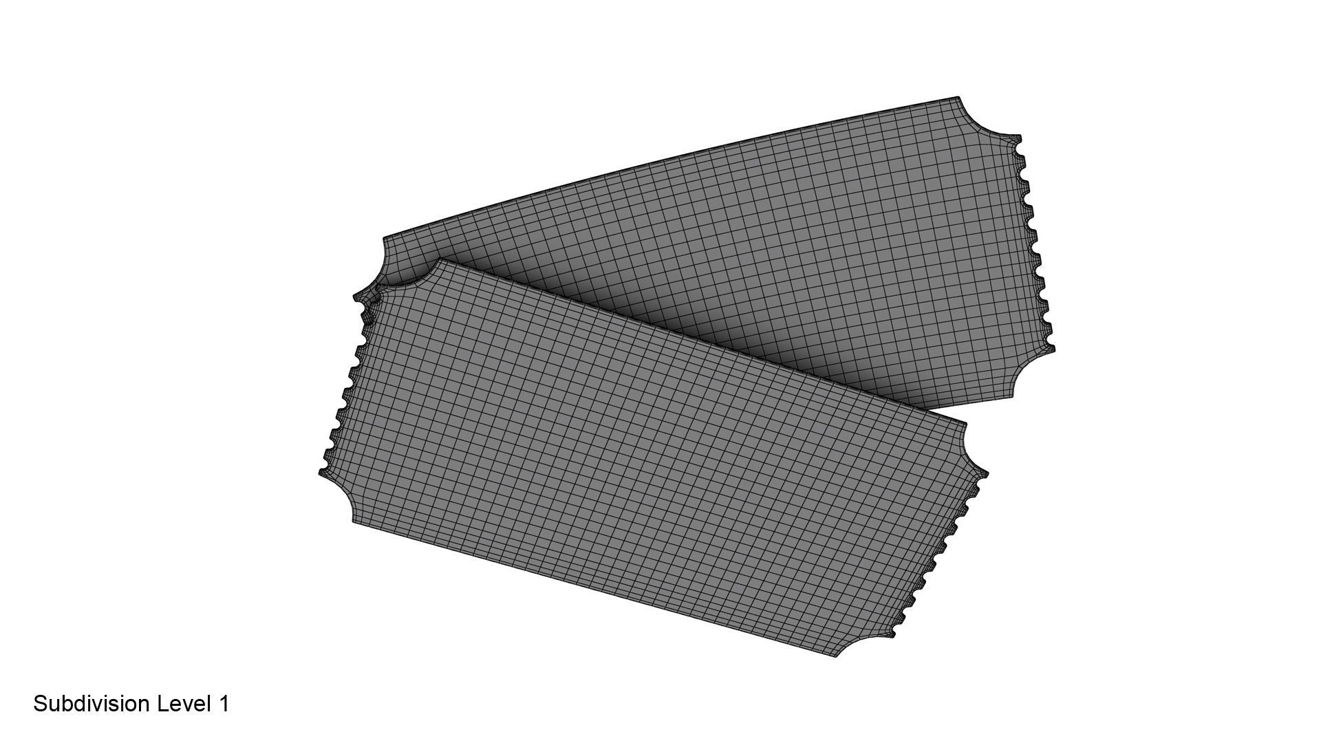 Golden ticket 3D model | CGTrader