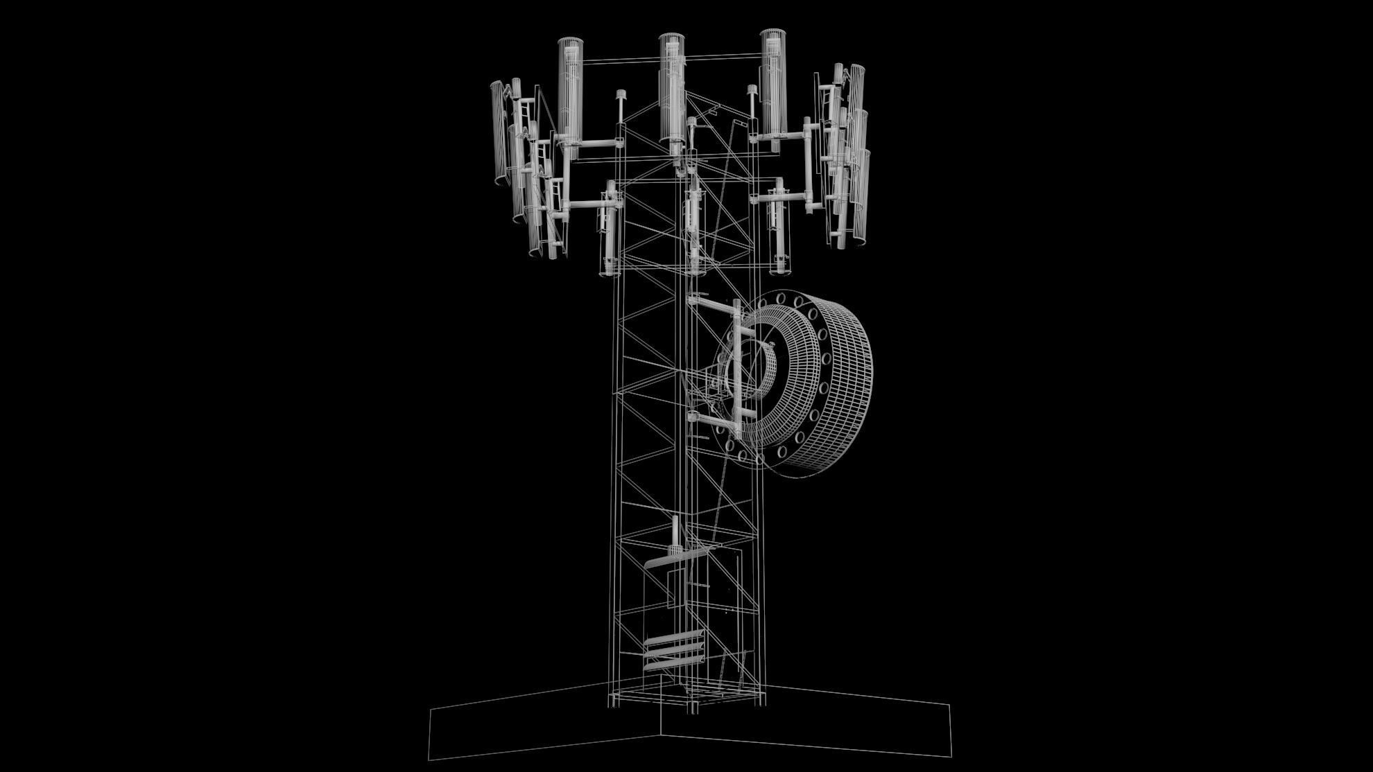 3D model Antenna Tower VR / AR / low-poly | CGTrader