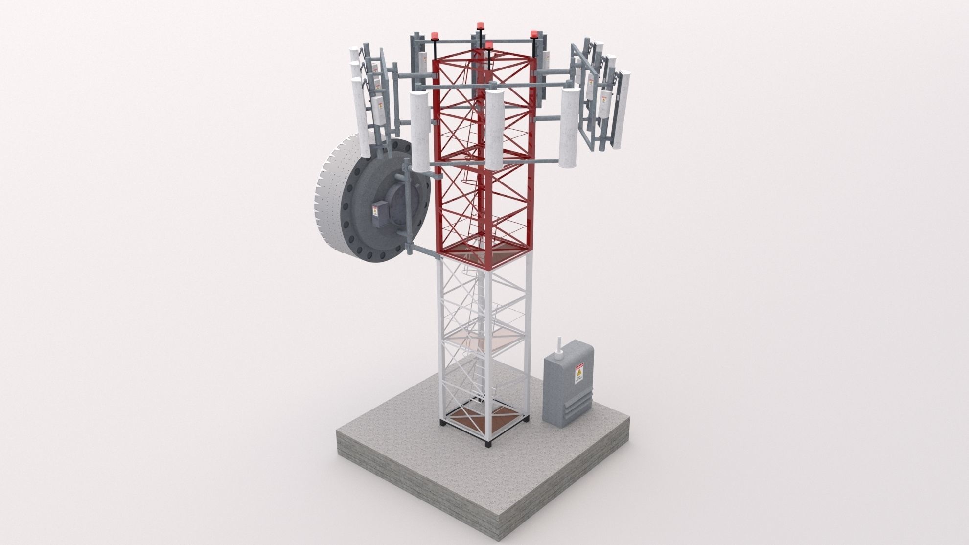 3D model Antenna Tower VR / AR / low-poly | CGTrader