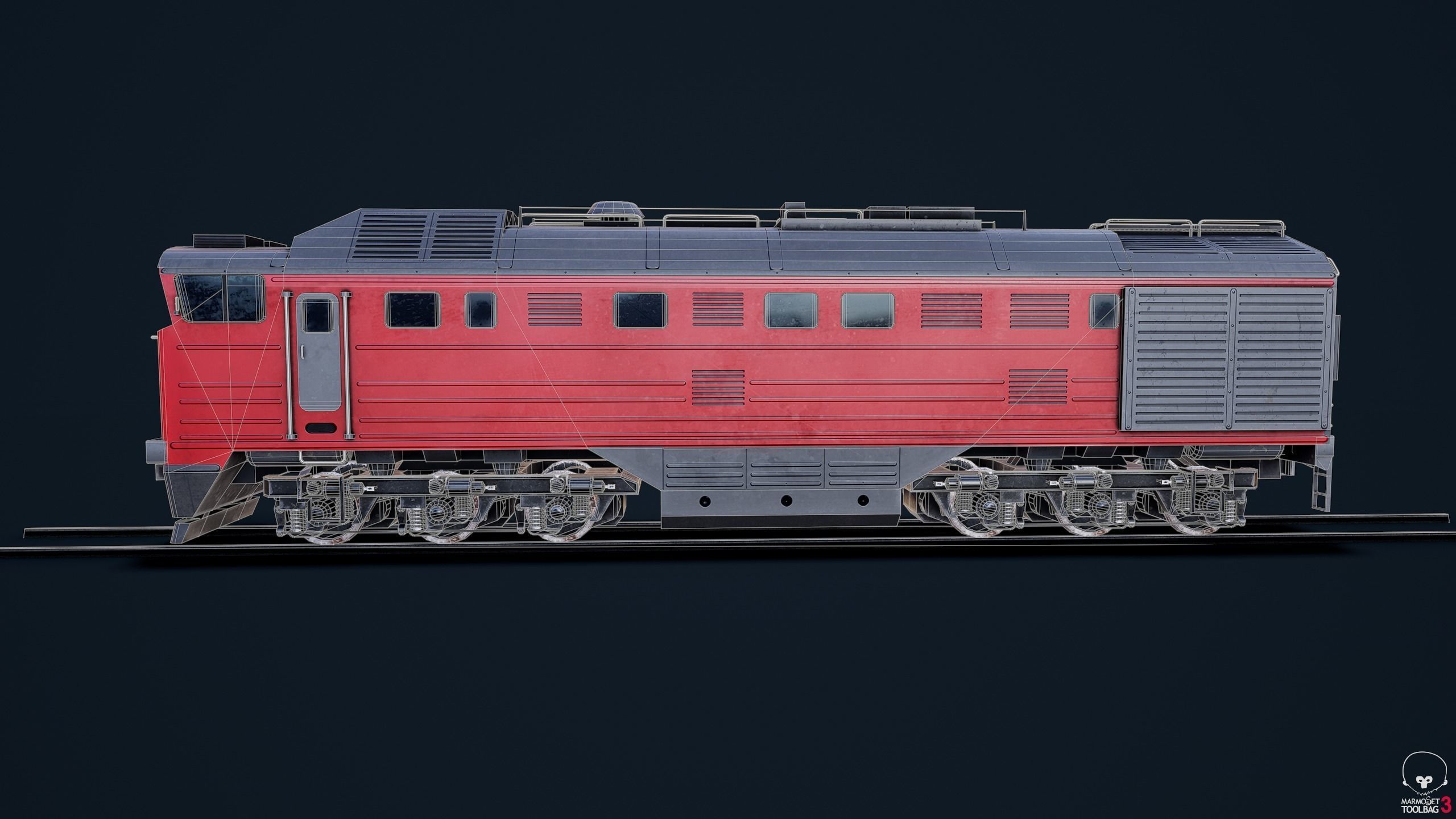 3D model Russian train VR / AR / low-poly | CGTrader