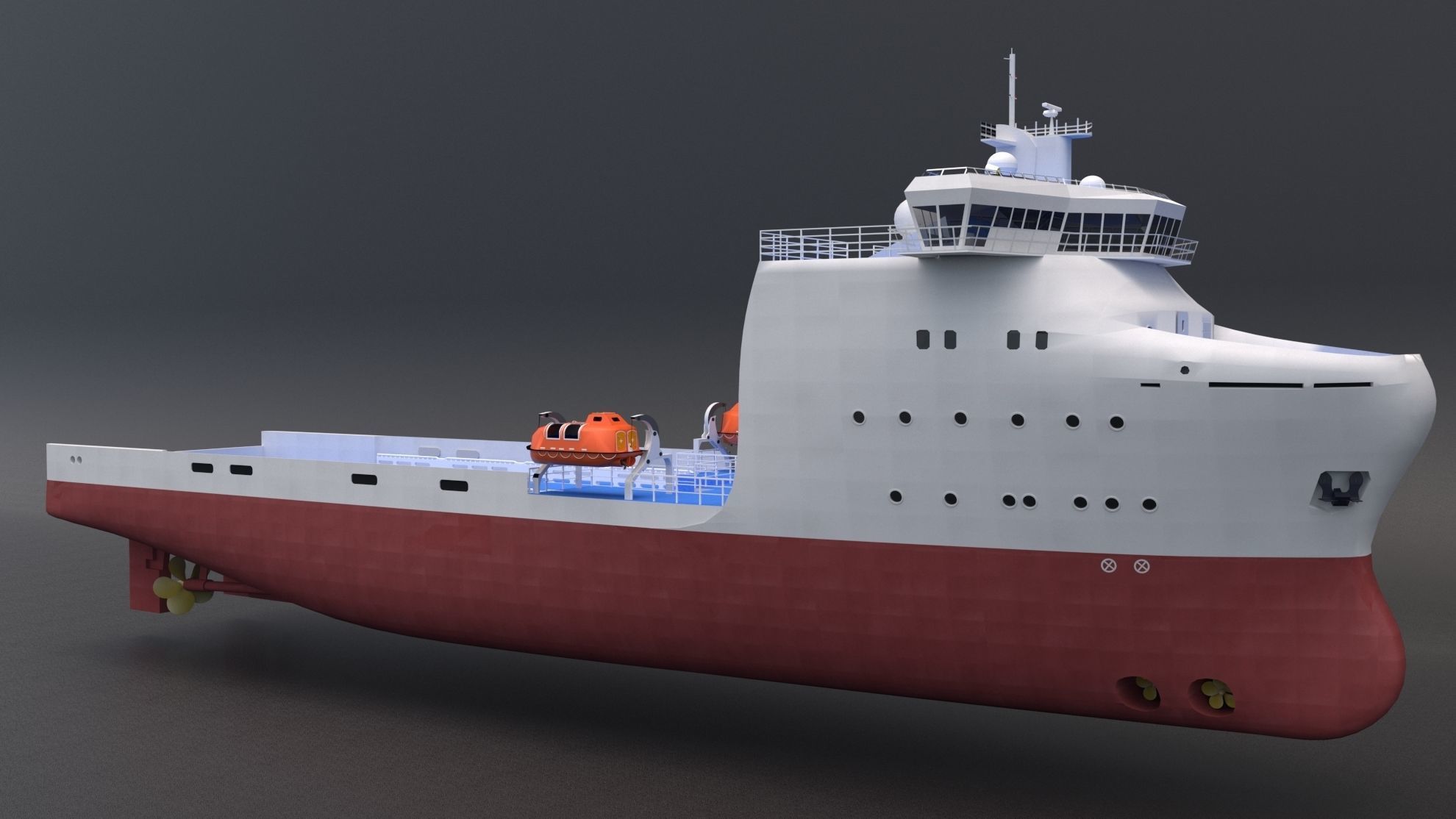 Platform Supply Vessel 3D model | CGTrader