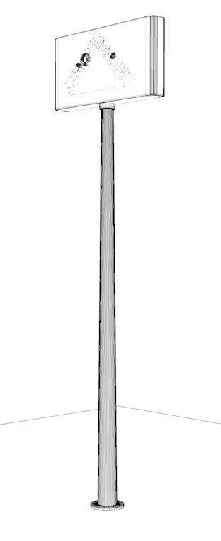 Leroy-Merlin store sign free 3D model | CGTrader