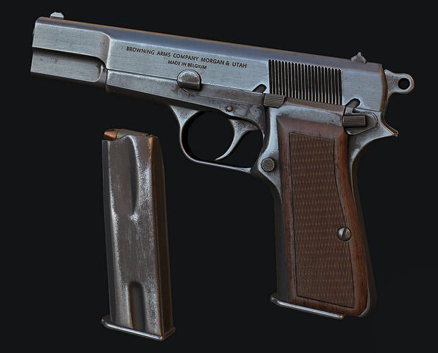 uumm gun 3D model | CGTrader