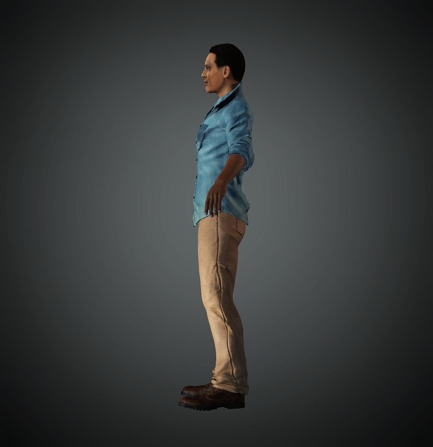 Unity Digital Human HS008 free 3D model animated rigged | CGTrader