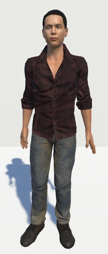 Unity Digital Human HS009 free 3D model animated rigged | CGTrader