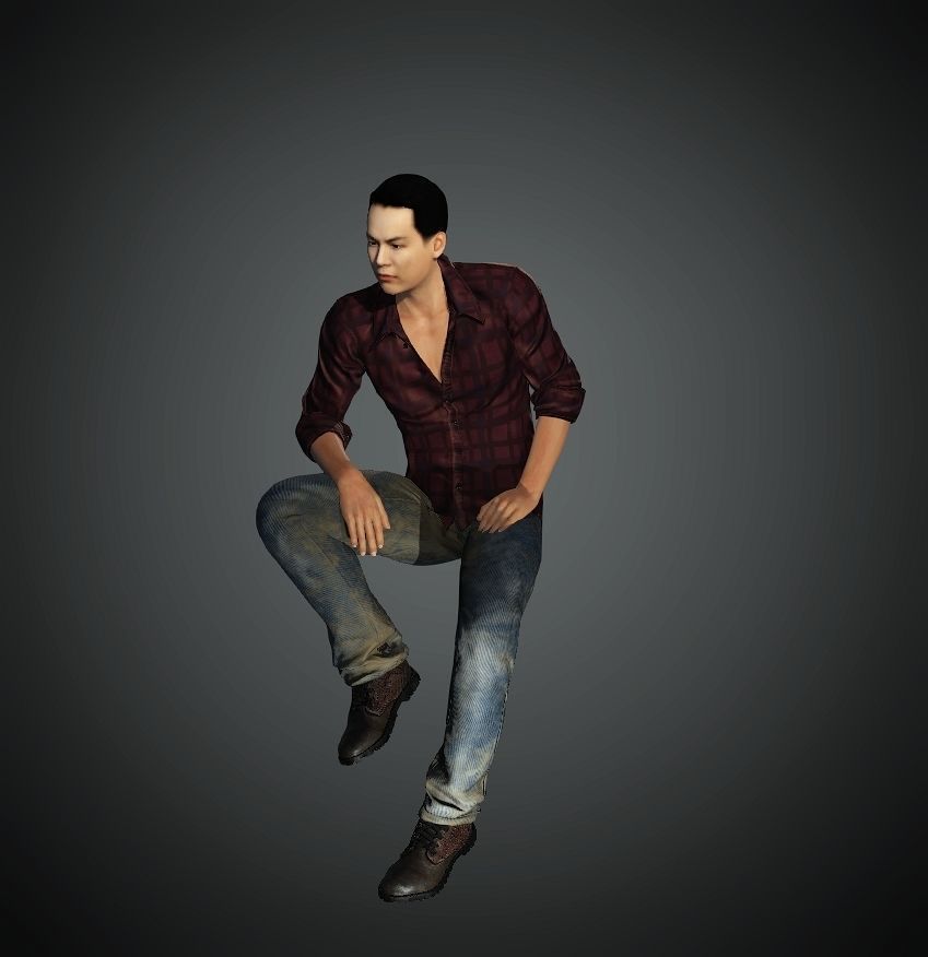 Unity Digital Human HS009 free 3D model animated rigged | CGTrader