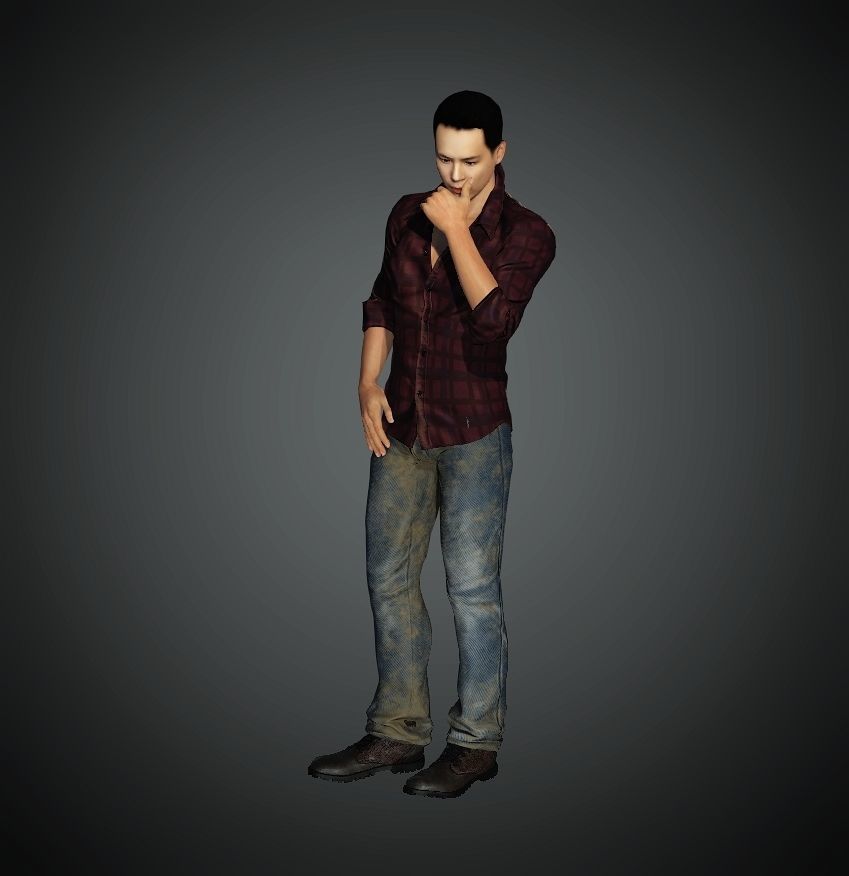 Unity Digital Human HS009 free 3D model animated rigged | CGTrader