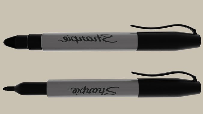 3D model marker pen VR / AR / low-poly | CGTrader