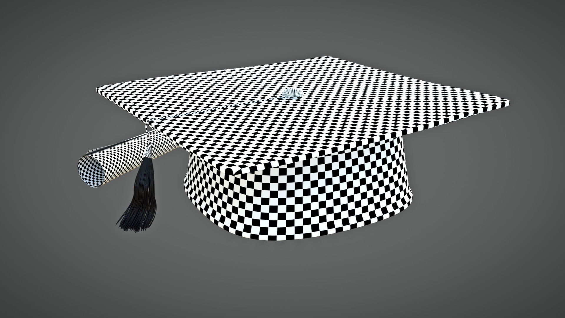 3D model Graduation Cap VR / AR / low-poly | CGTrader