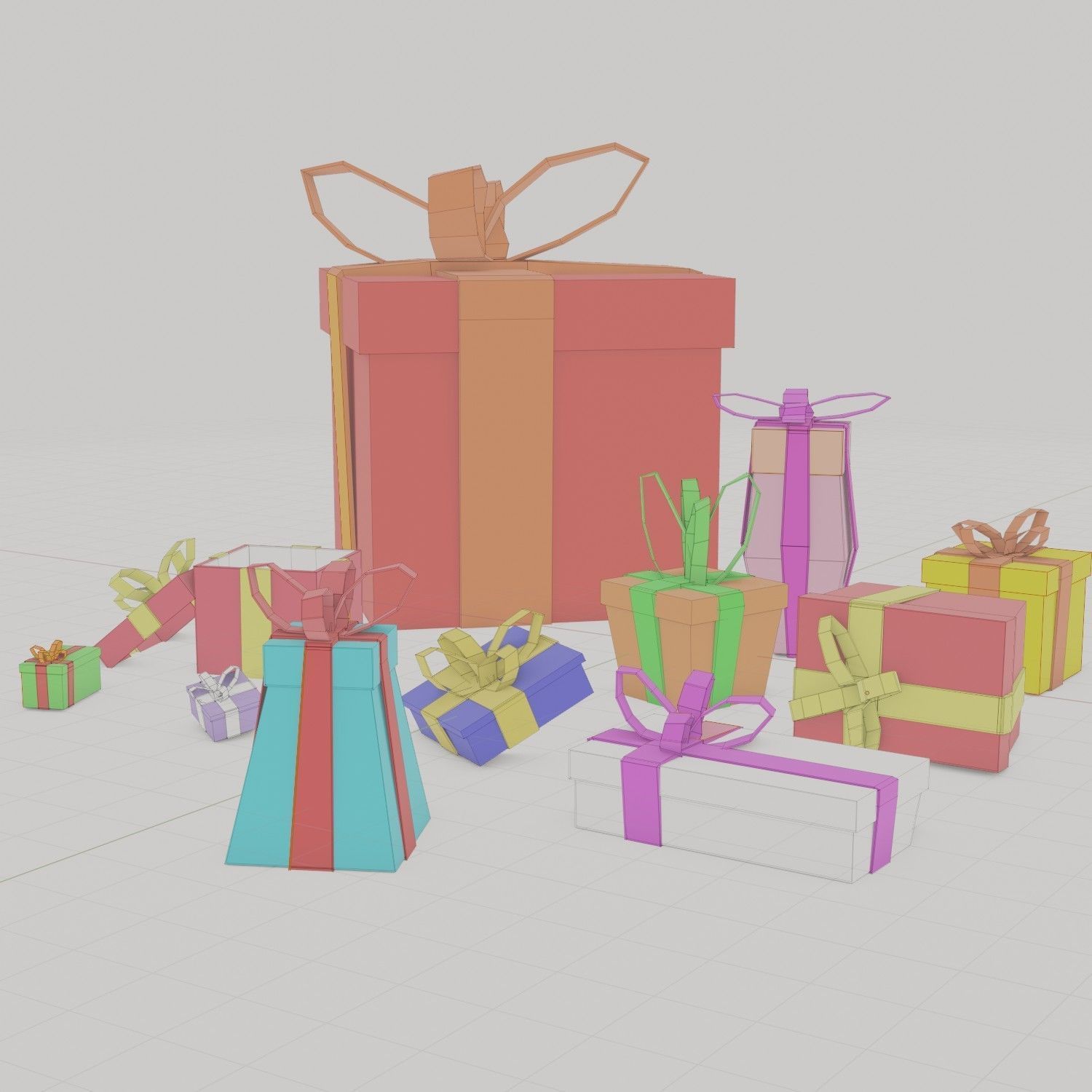 3D model Gifts 3D model VR / AR / low-poly | CGTrader