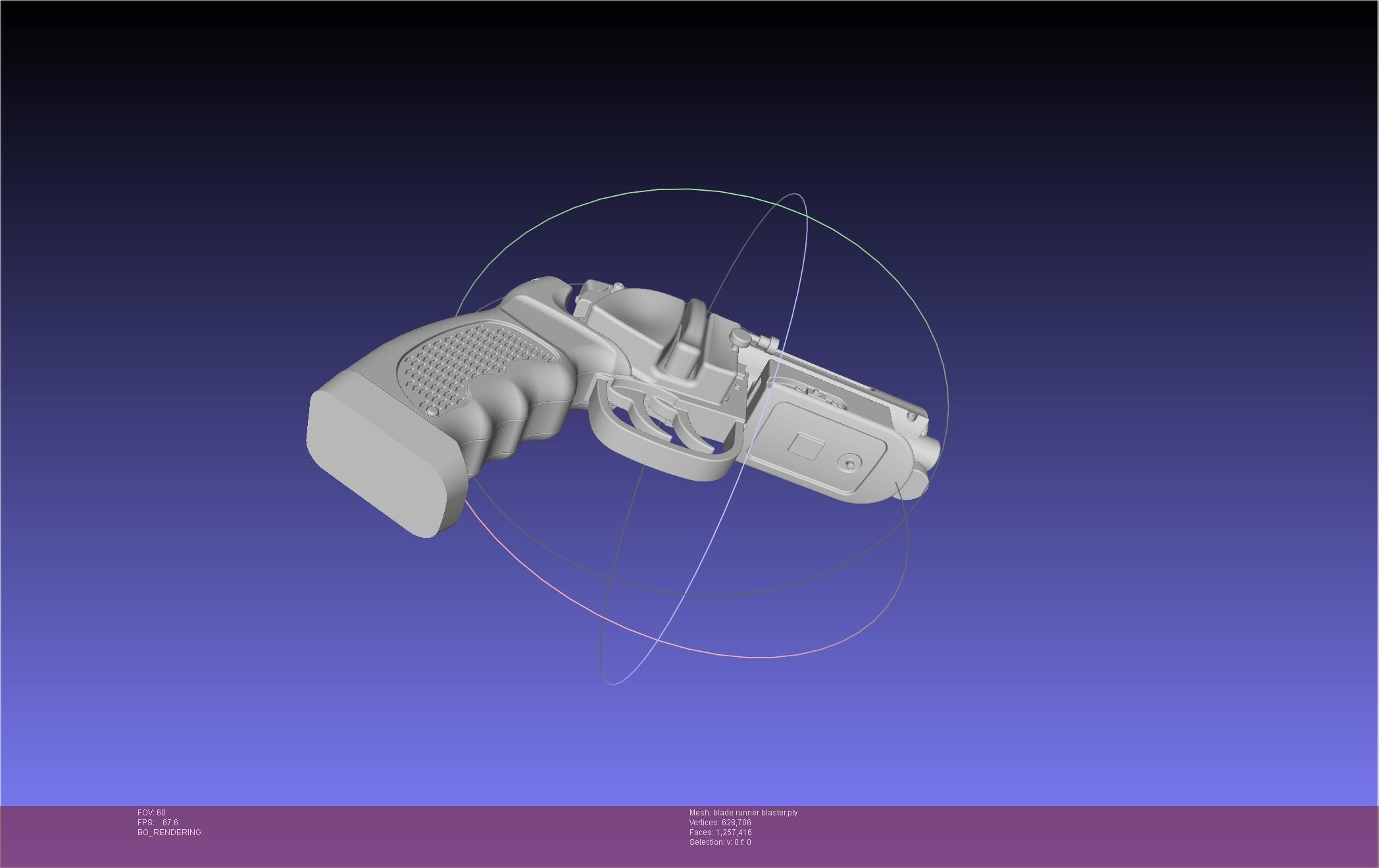 Blade Runner Deckard Blaster Basic Model 3D model | CGTrader