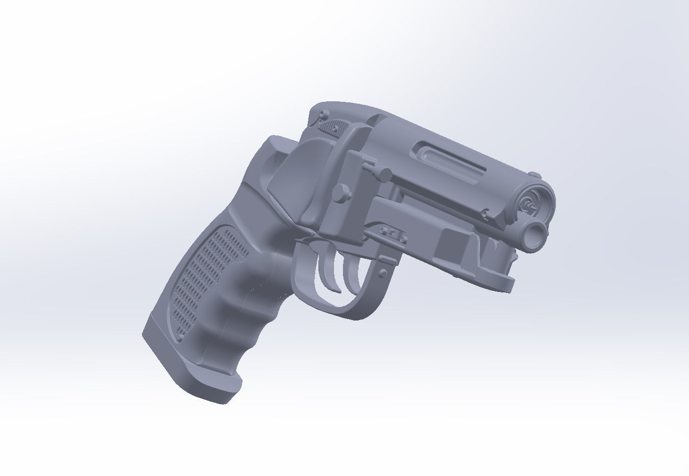 Blade Runner Deckard Blaster Basic Model 3D model | CGTrader