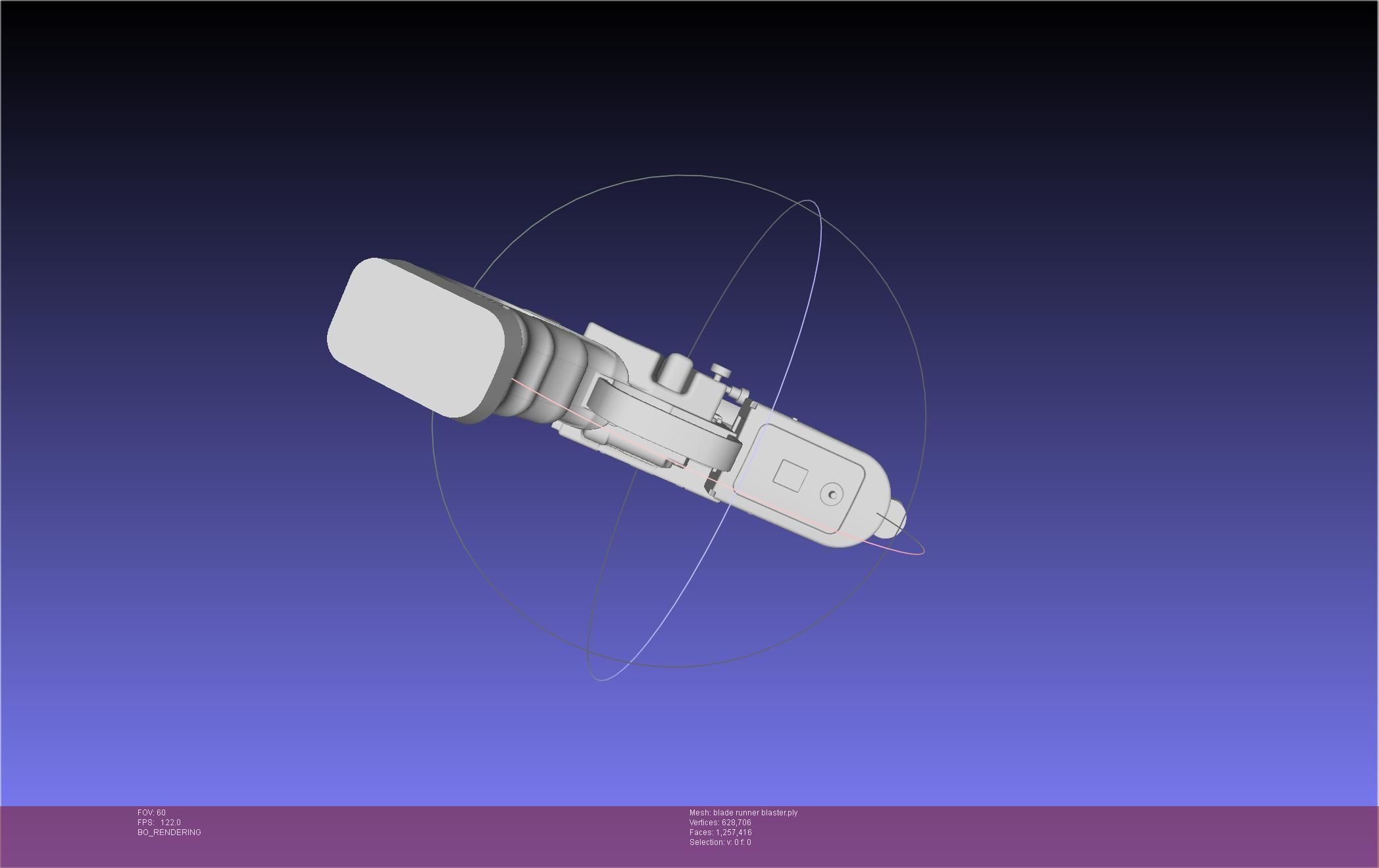 Blade Runner Deckard Blaster Basic Model 3D model | CGTrader