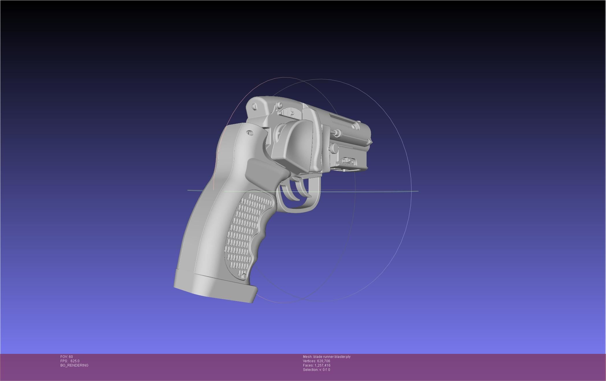 Blade Runner Deckard Blaster Basic Model 3D model | CGTrader