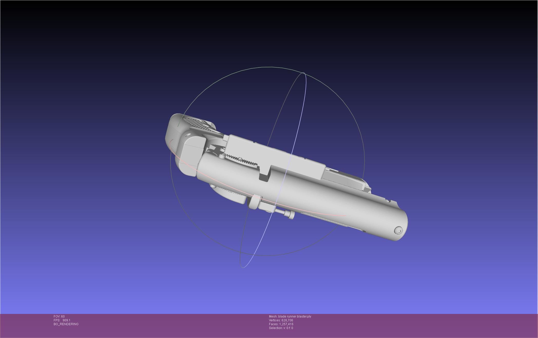Blade Runner Deckard Blaster Basic Model 3D model | CGTrader