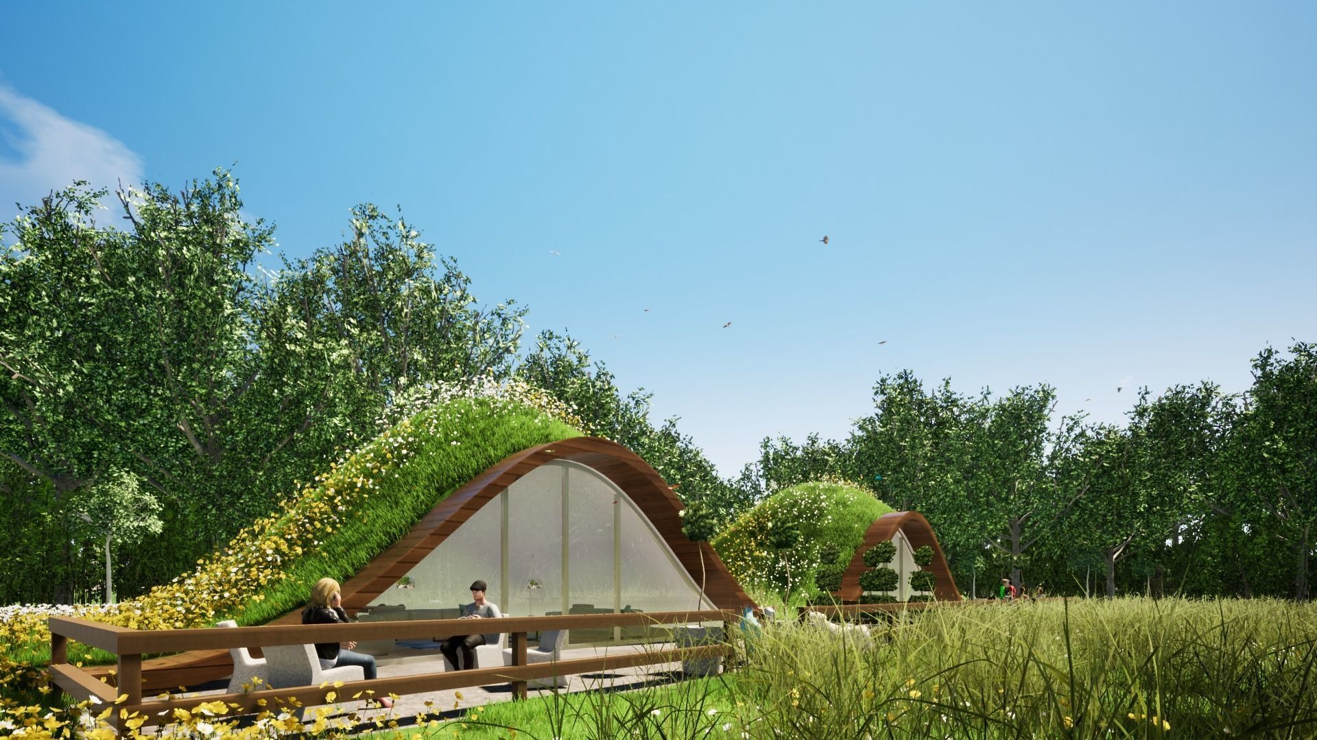 3D model GRASSY HOME VR / AR / low-poly | CGTrader