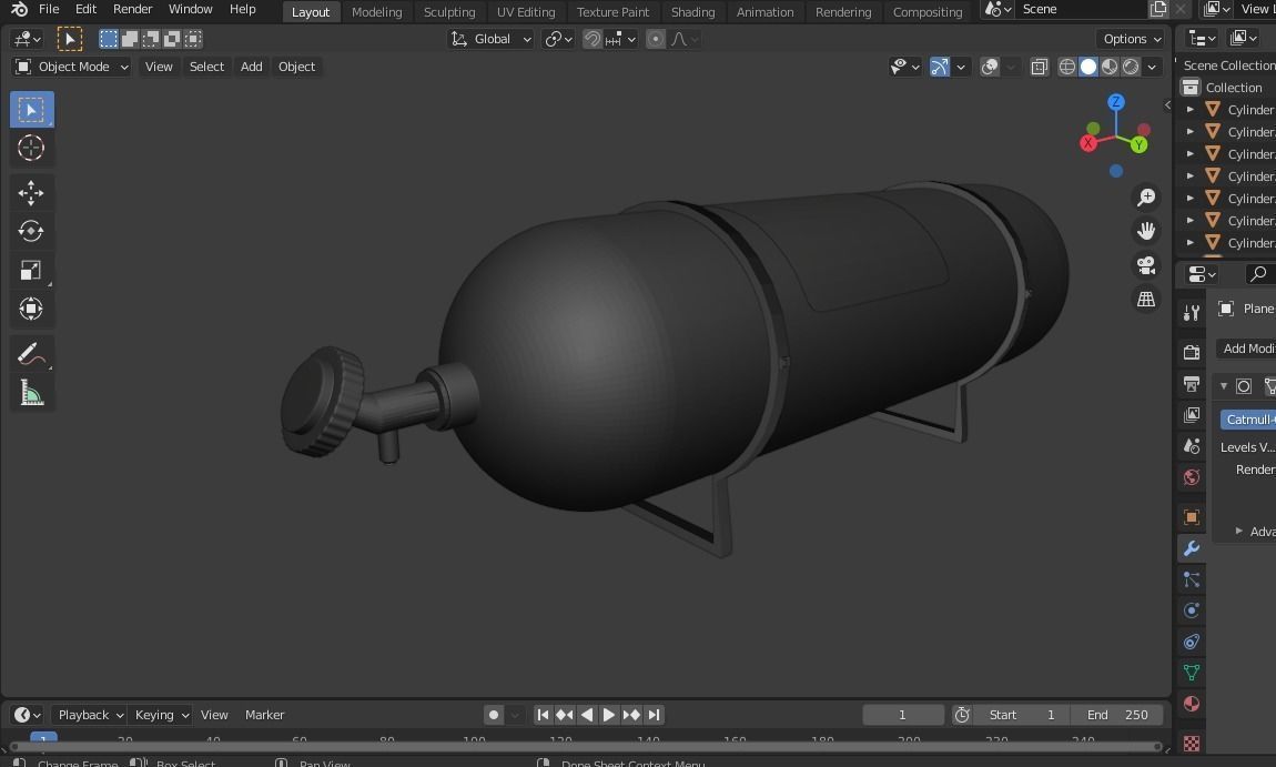 3D model Nitrous Oxide Tank of NOS Brand VR / AR / low-poly | CGTrader