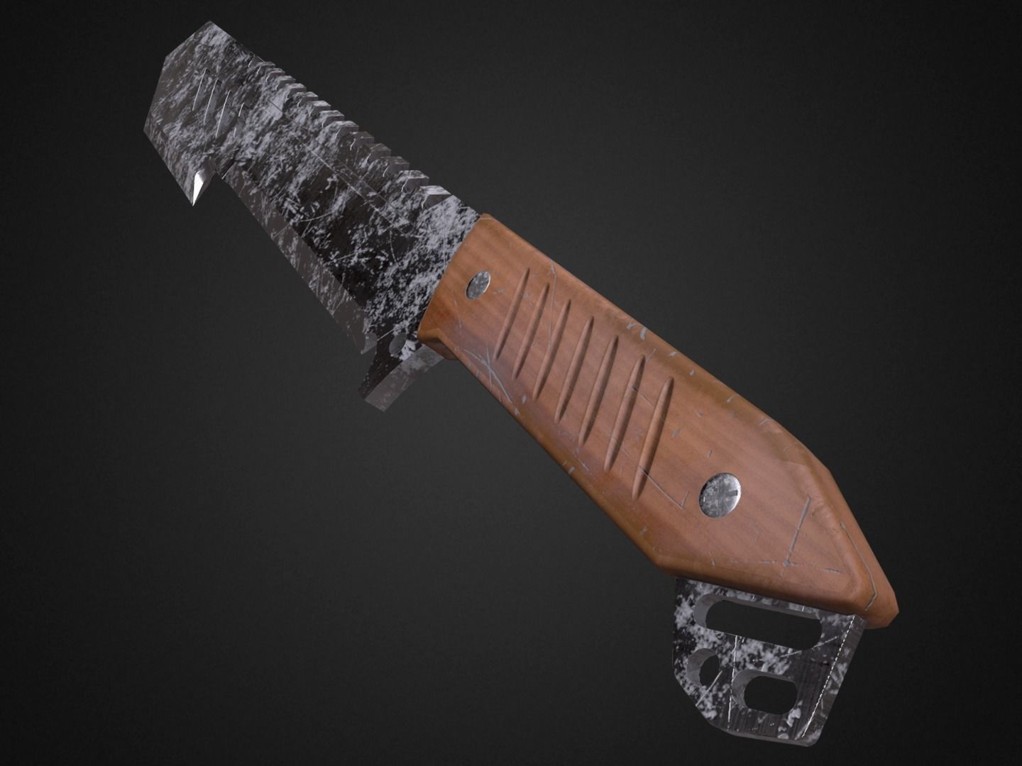 3D model Machete knife VR / AR / low-poly | CGTrader