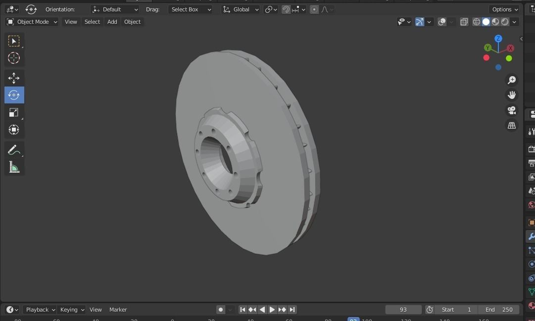 3D model Brake Discs for Sport Cars VR / AR / low-poly | CGTrader