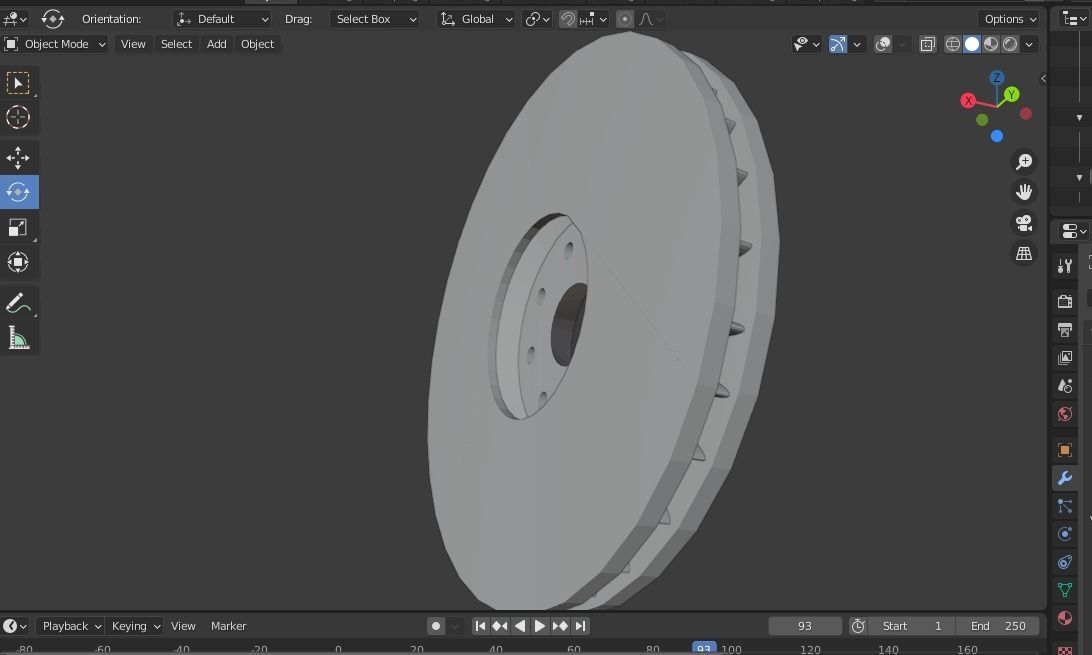 3D model Brake Discs for Sport Cars VR / AR / low-poly | CGTrader