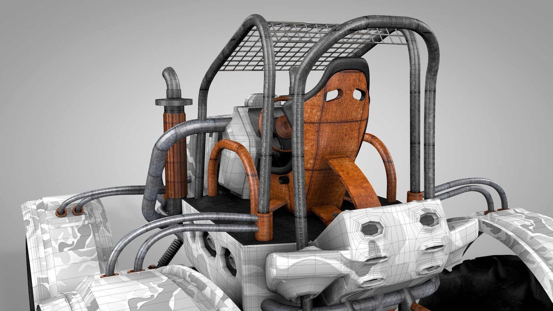 Monster Truck 3 3D model animated rigged | CGTrader