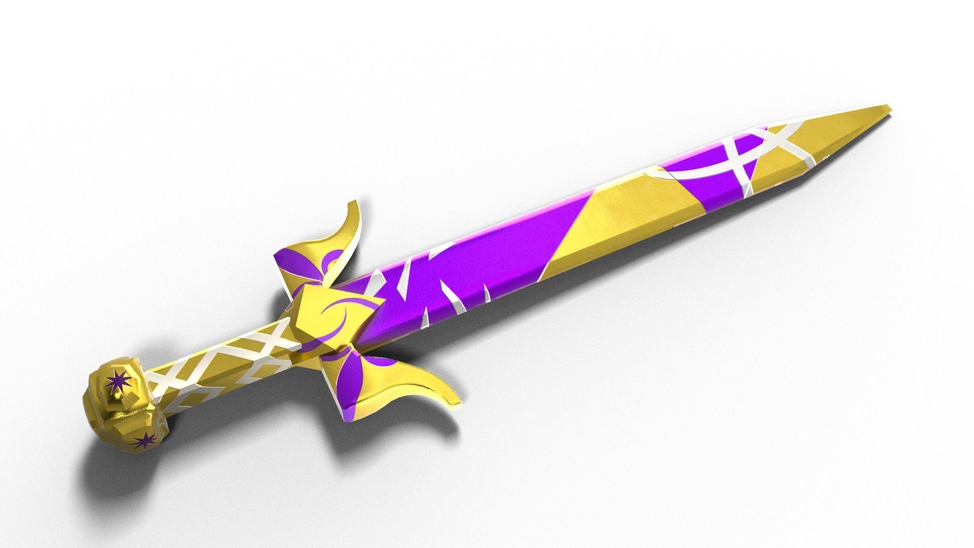 Royal Fantasy Sword 3D model | CGTrader