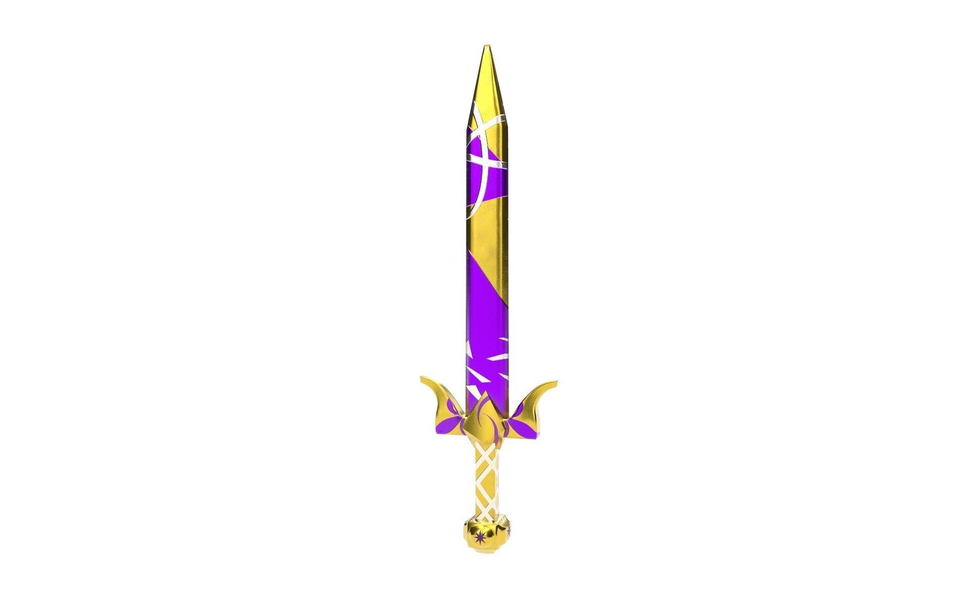 Royal Fantasy Sword 3D model | CGTrader