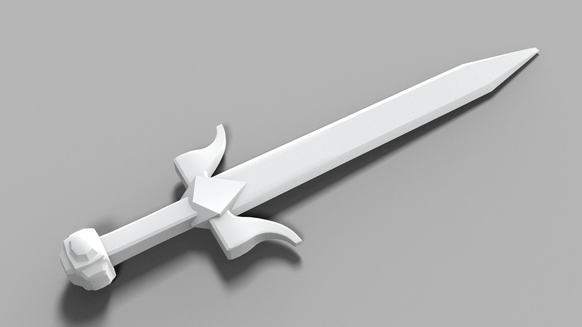 Royal Fantasy Sword 3D model | CGTrader
