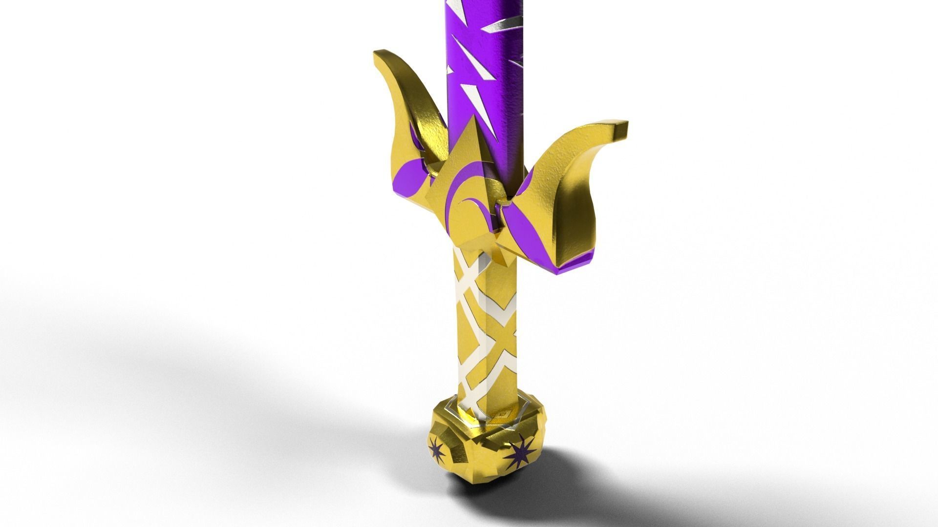 Royal Fantasy Sword 3D model | CGTrader
