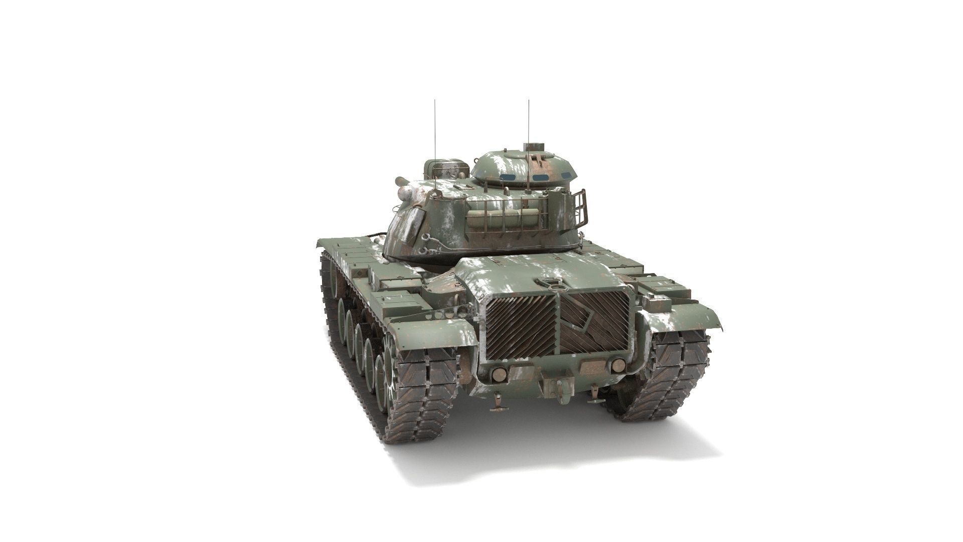 3D model M60 American tank VR / AR / low-poly | CGTrader