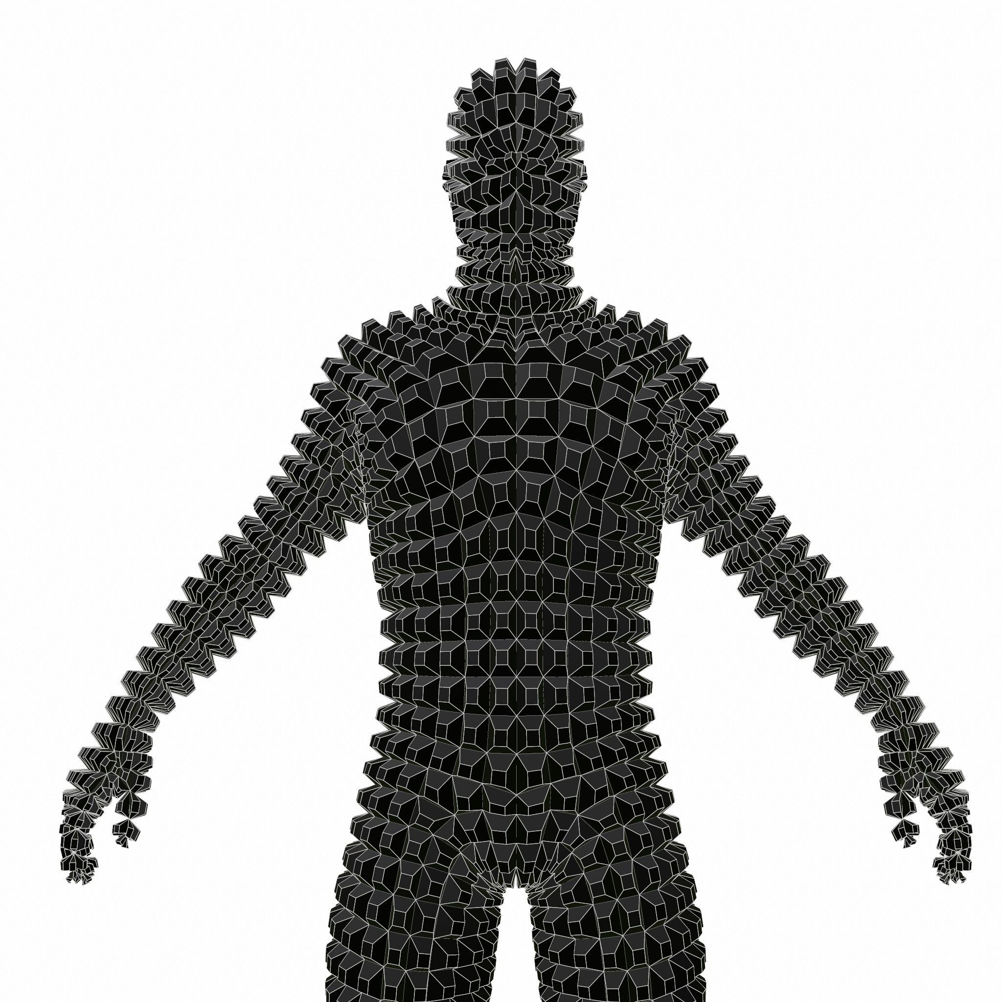 Human Abstract Shape 3D model | CGTrader