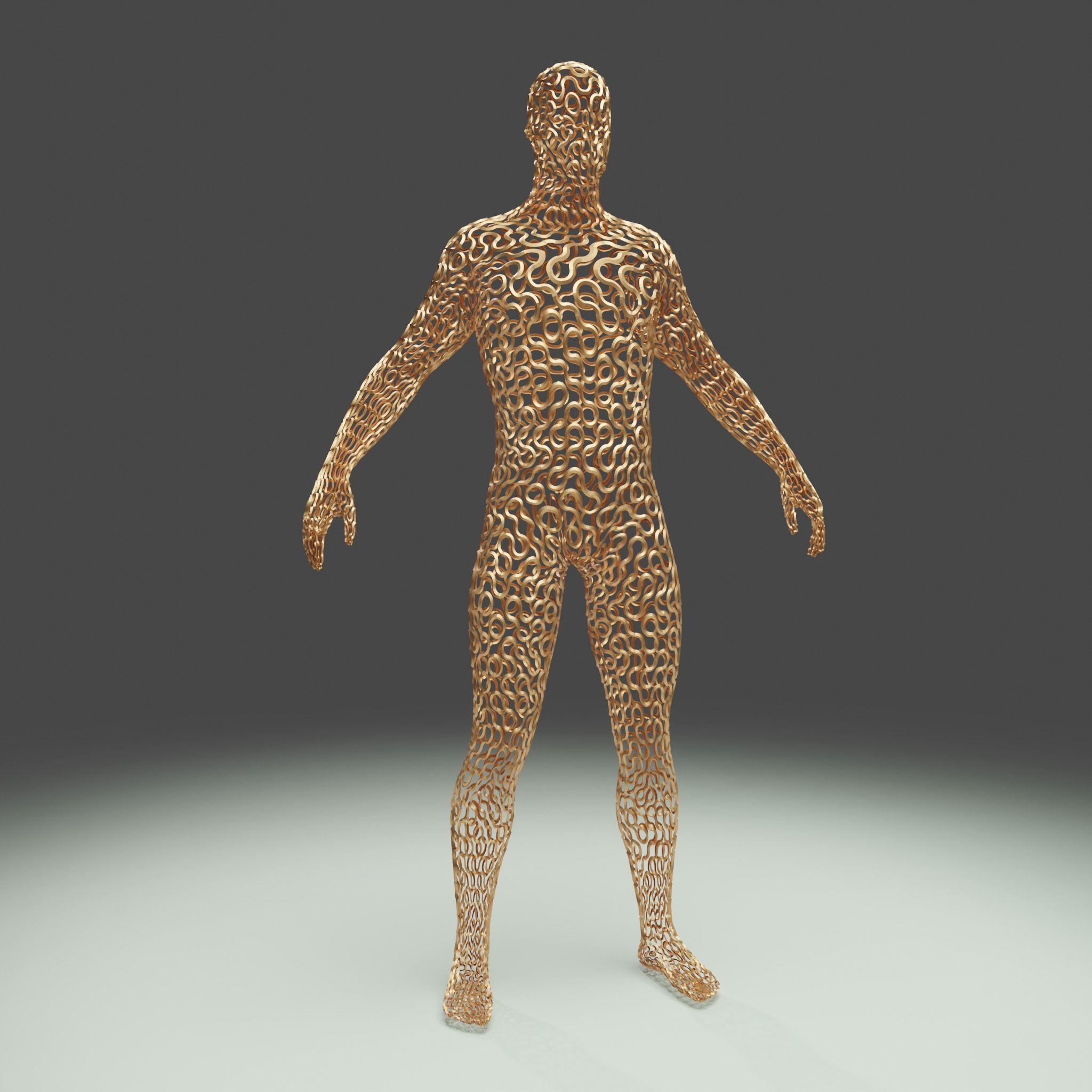 Human Abstract Shape 3D model | CGTrader