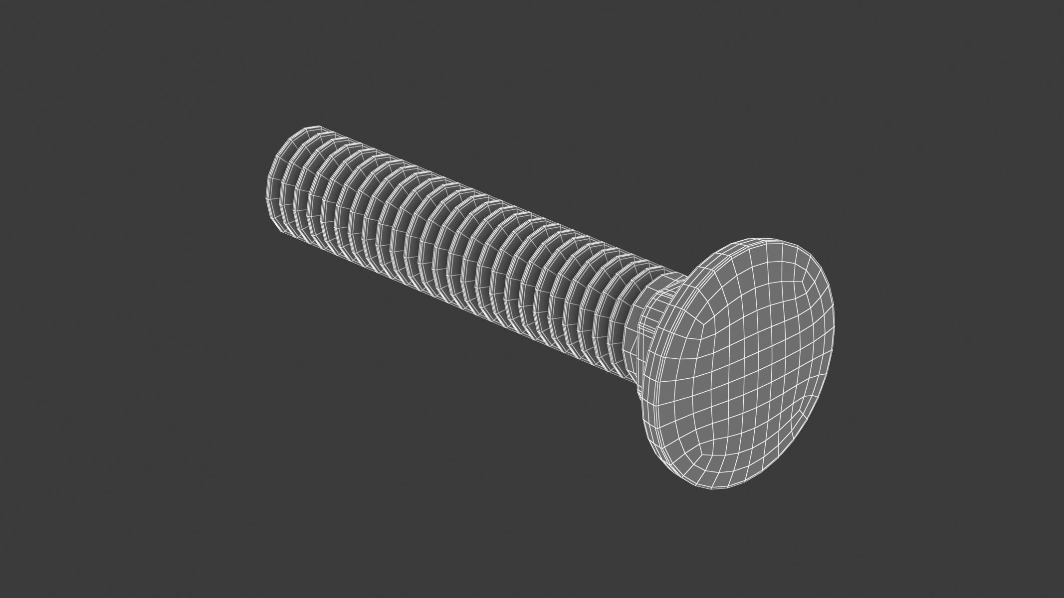 Carriage Bolt 3D model | CGTrader