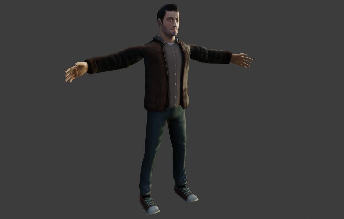 Rigged Man 3D model rigged | CGTrader