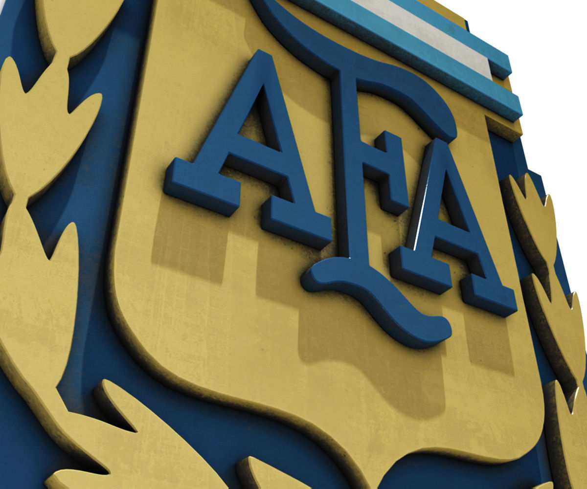 Argentina Football Crest 3D model | CGTrader