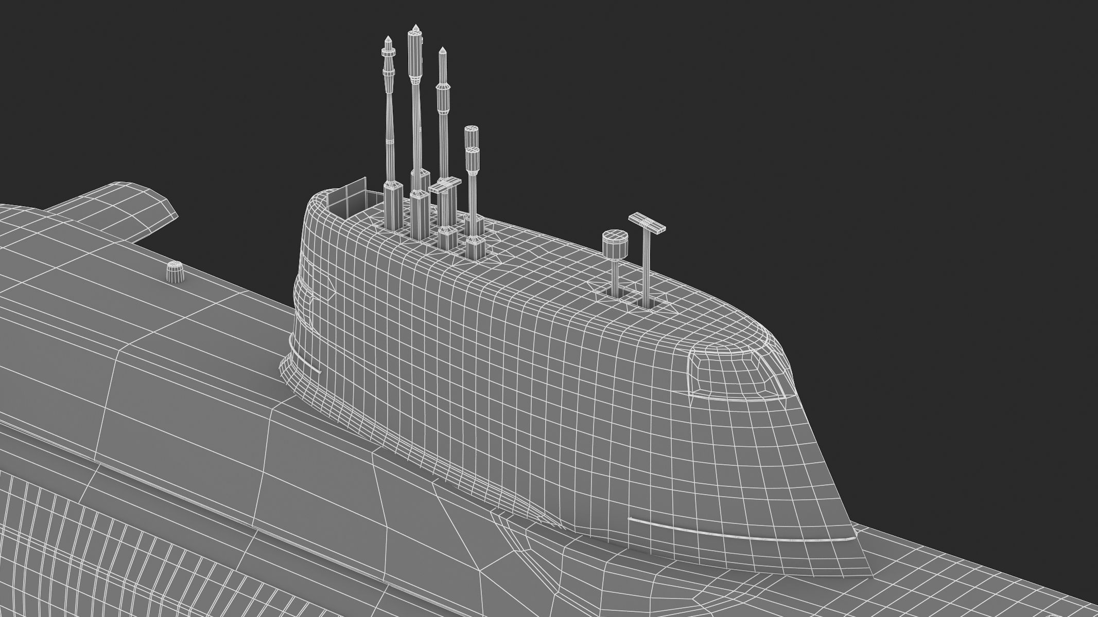 Hms Artful Ssns Submarine 3d Model Cgtrader