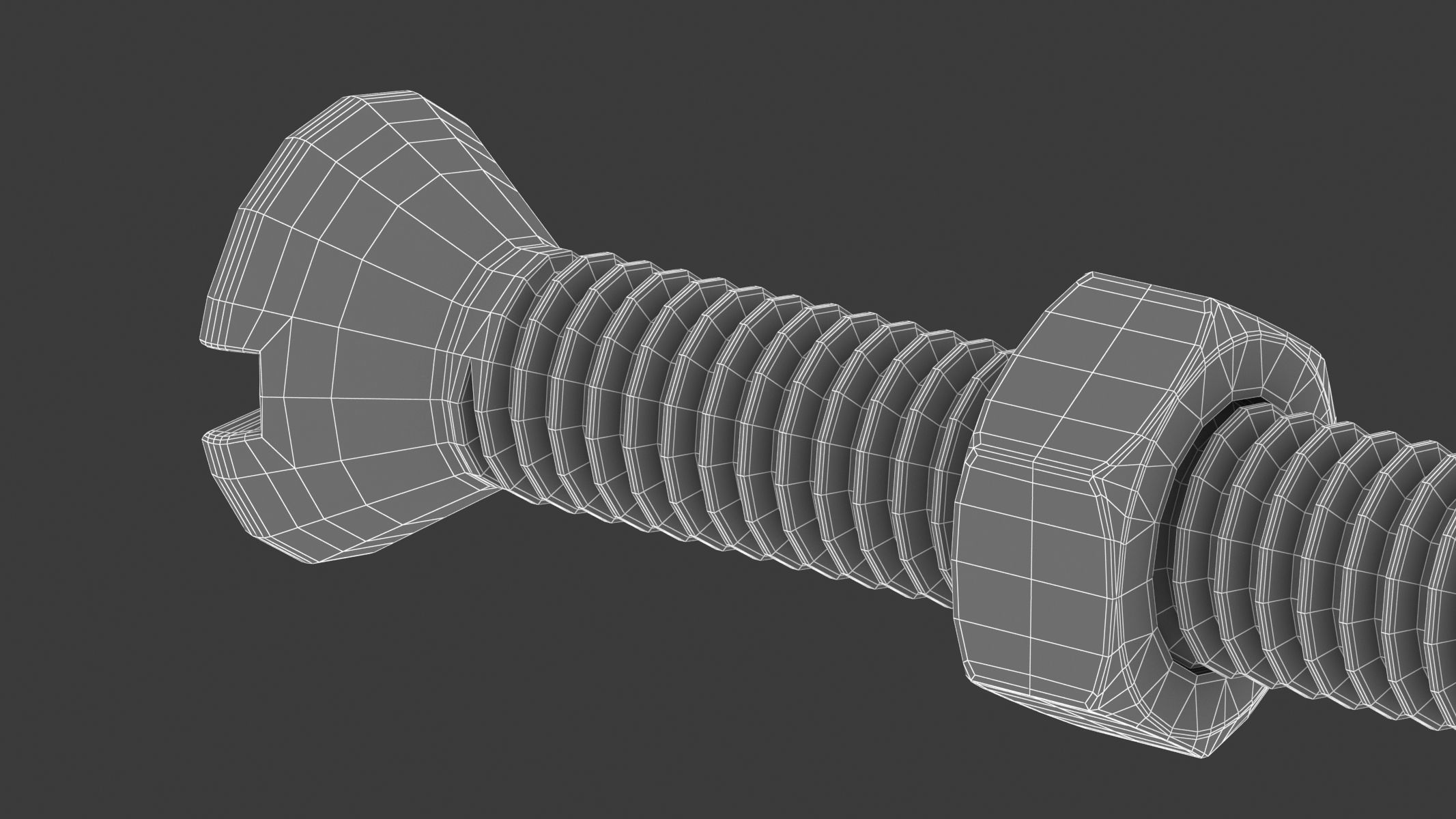 Machine Screw 3D model | CGTrader