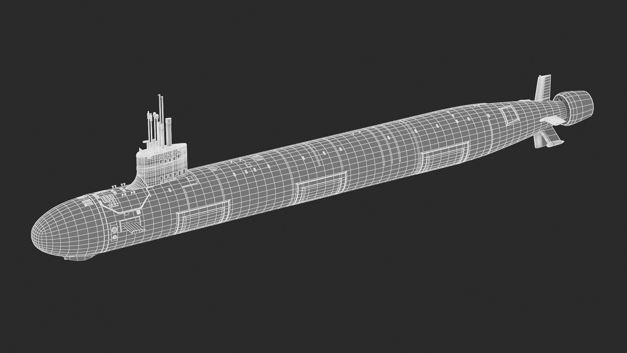 US Submarine Virginia SSN-774 3D model | CGTrader