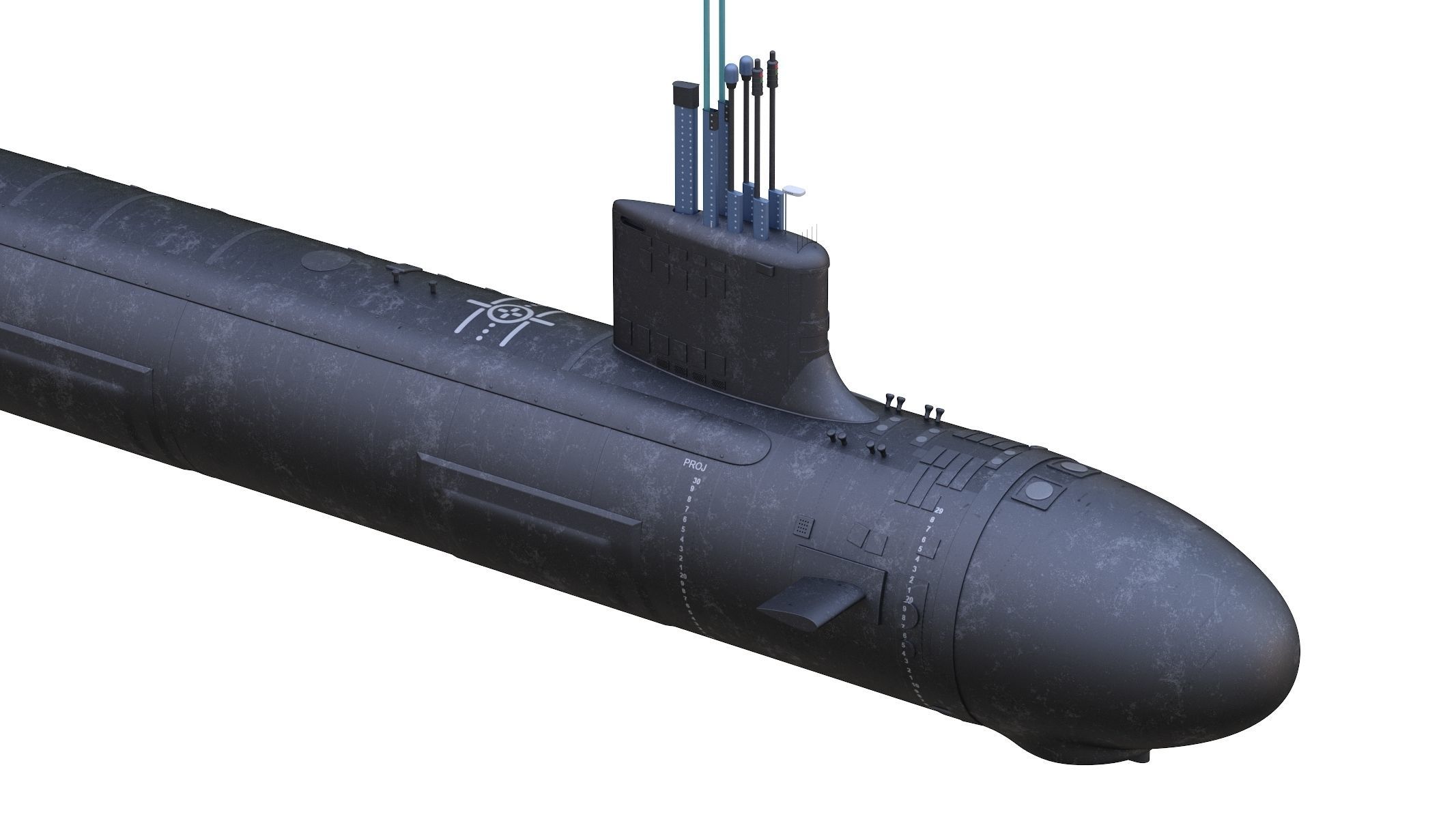 US Submarine Virginia SSN-774 3D model | CGTrader