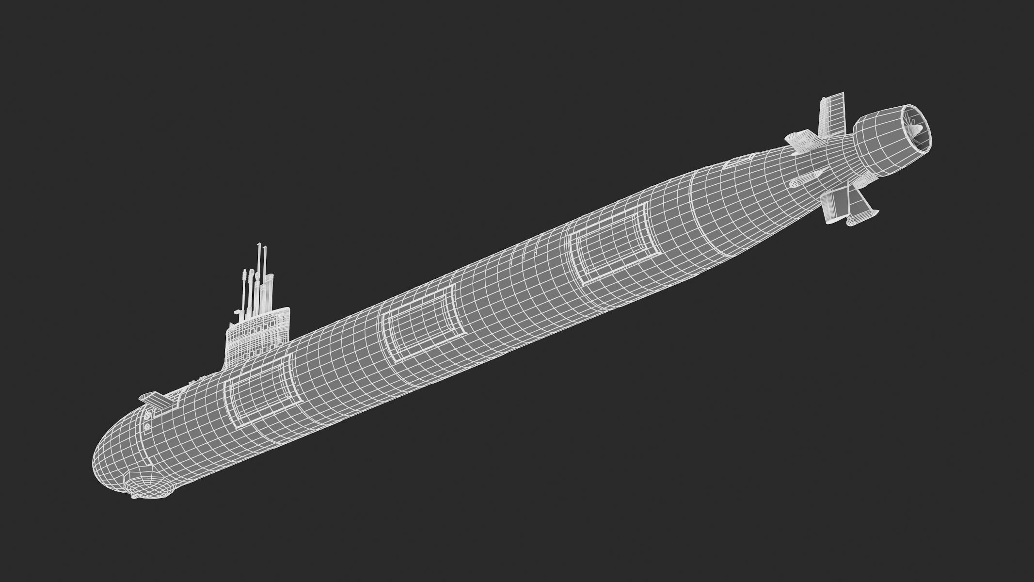 US Submarine Virginia SSN-774 3D model | CGTrader