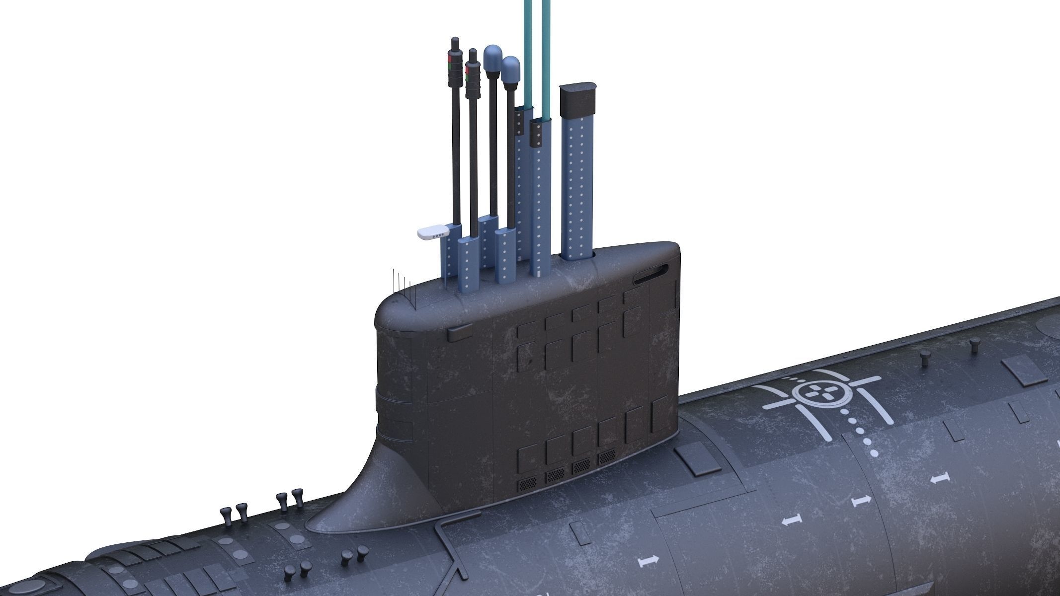 US Submarine Virginia SSN-774 3D model | CGTrader