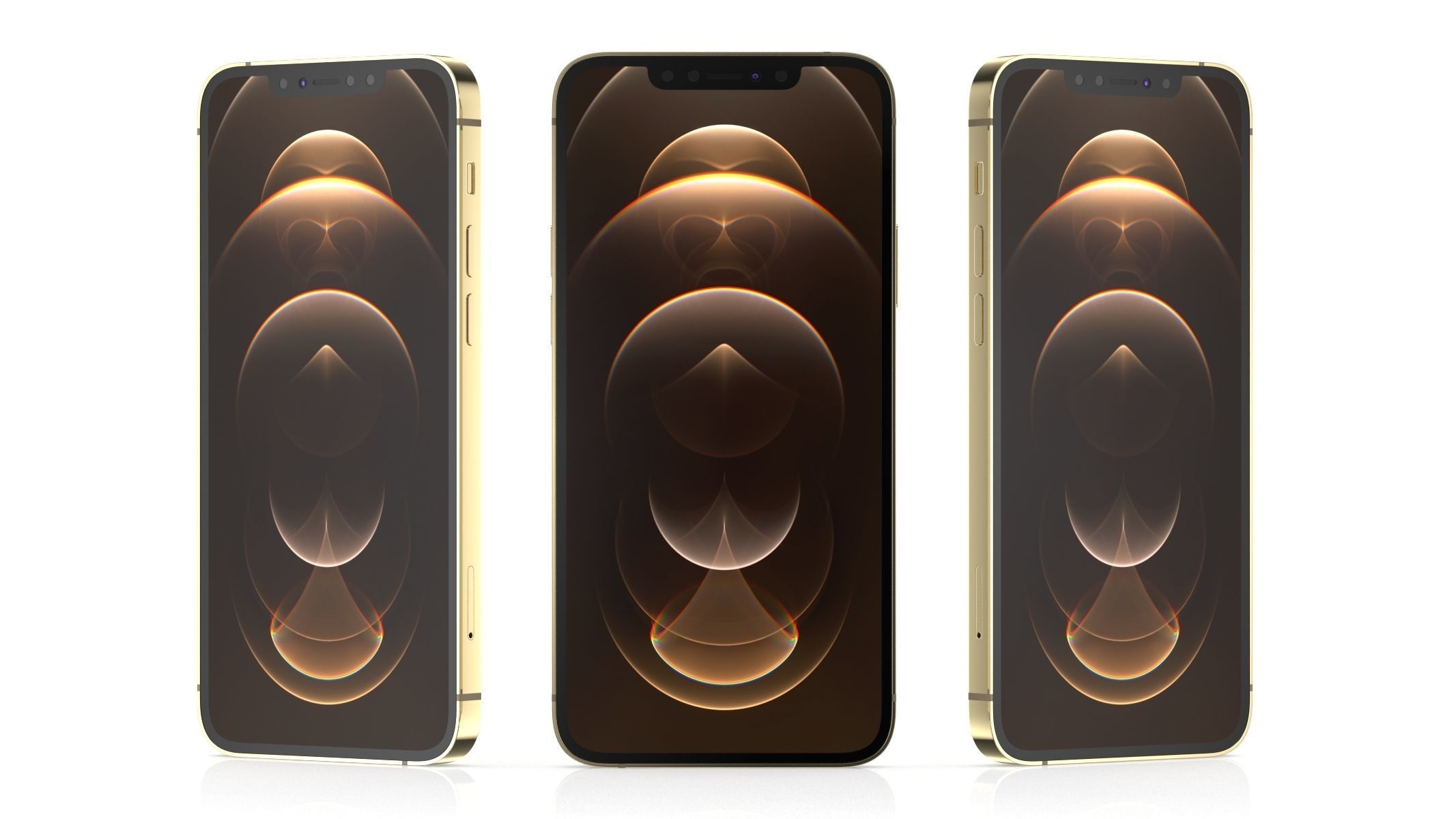 Apple iPhone 12 Pro Gold 3D model | CGTrader