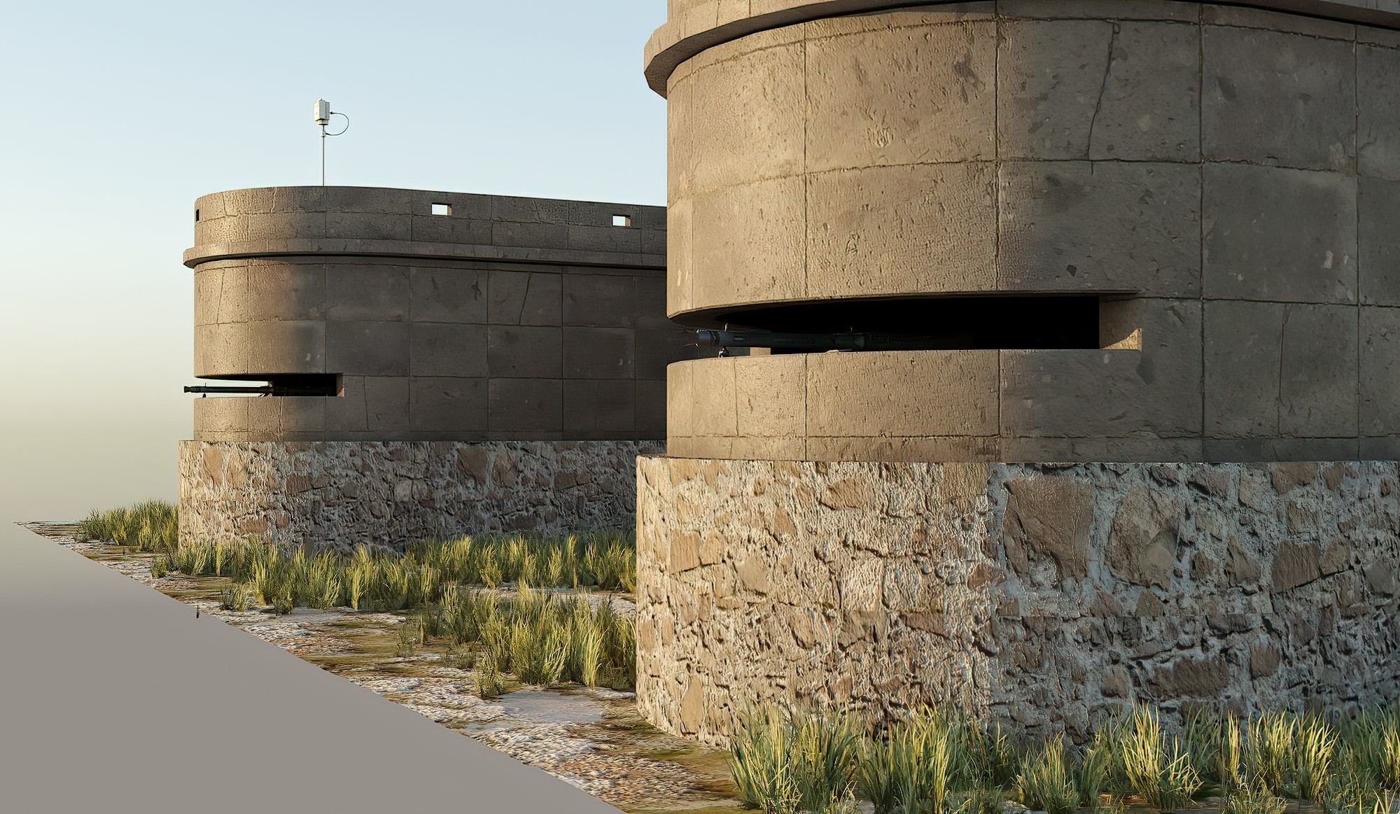 bunker concrete fort 3D model | CGTrader