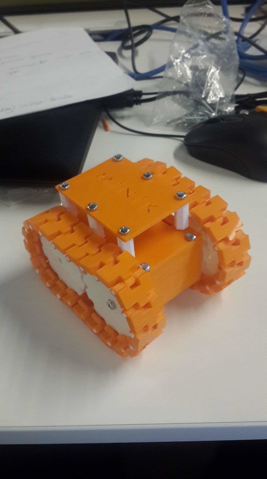 Tracked arduino tank robot printable and minimal for university 3D ...