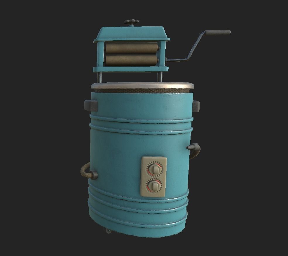 Washing Machine USSR free VR / AR / low-poly 3D model | CGTrader