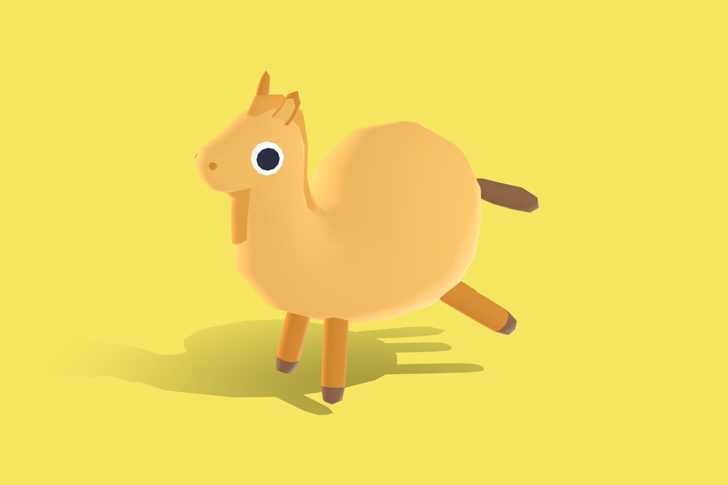 3D model Hump the Camel - Quirky Series VR / AR / low-poly | CGTrader