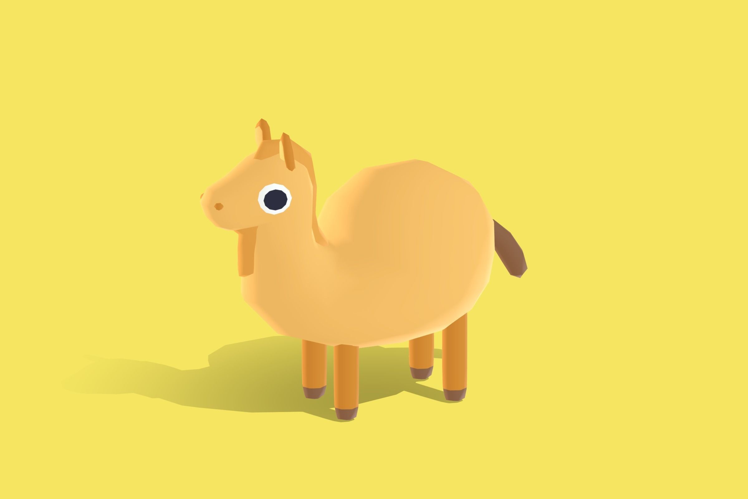 3D model Hump the Camel - Quirky Series VR / AR / low-poly | CGTrader