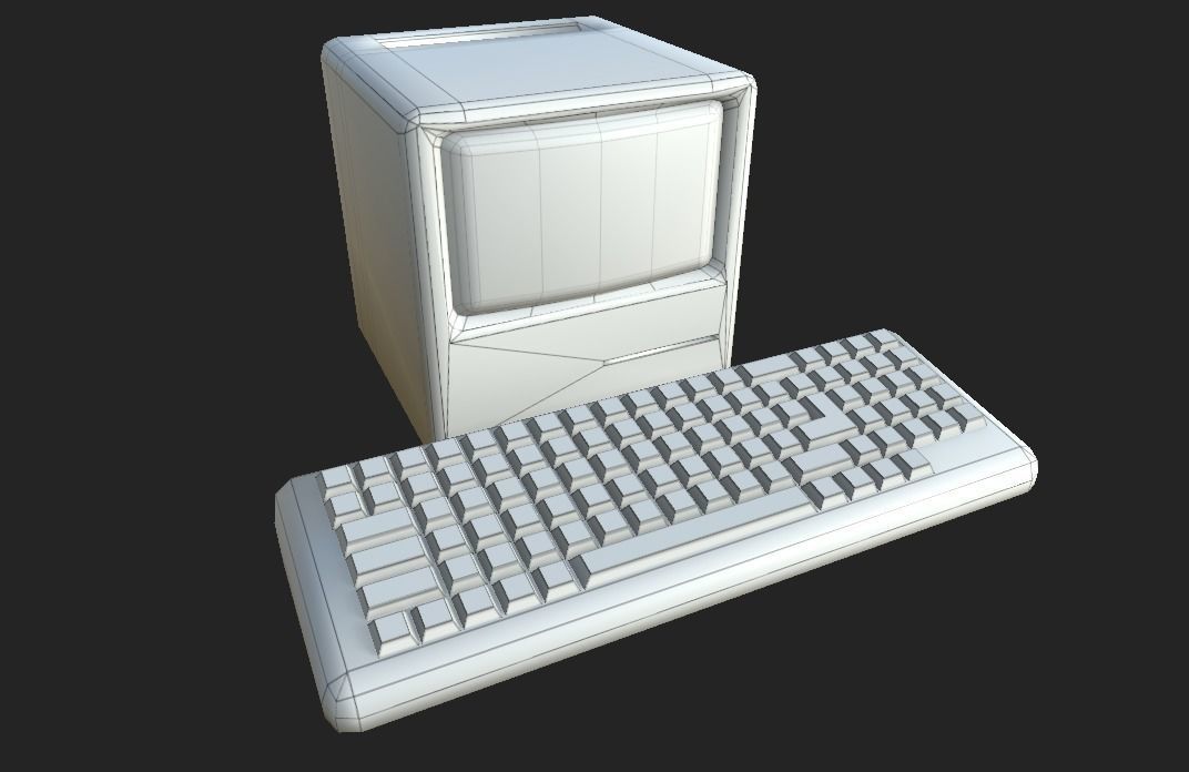 3D model Retro Soviet Computer VR / AR / low-poly | CGTrader