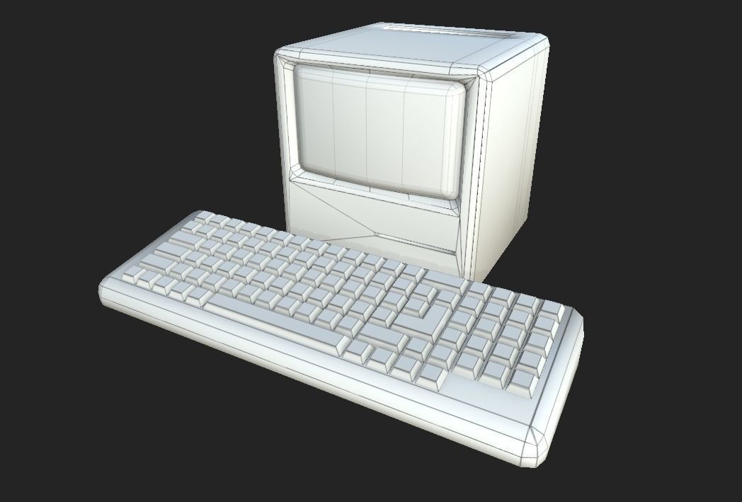 3D model Retro Soviet Computer VR / AR / low-poly | CGTrader